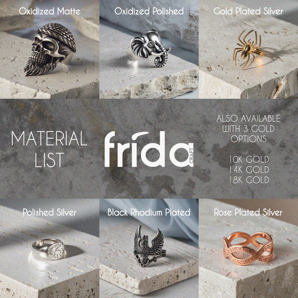 Handcrafted 925 Sterling Silver Knights Templar Shield Ring - Medieval ...