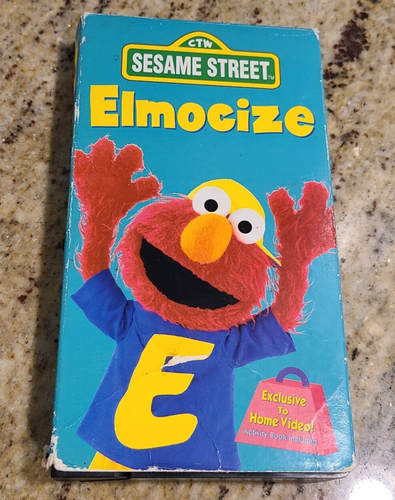 Vintage Sesame Street VHS- Elmocize (VHS, 1996). 74644977332 | eBay