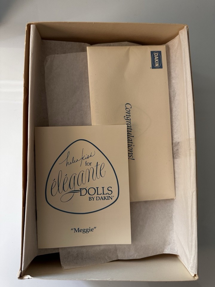 Vintage MEGGIE EQUESTRIAN Elegante Doll By Dakin Helen Kish- New In Box ...