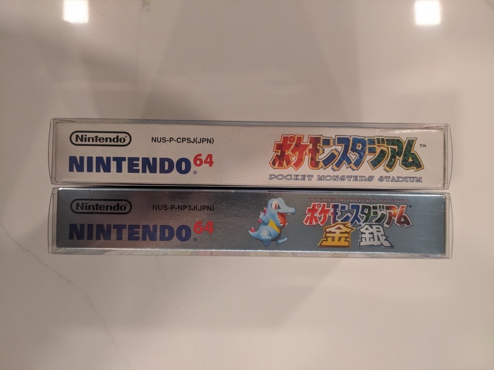 Pokemon Stadium 1 and Gold & Silver Nintendo 64 Japanese CIB Box N64 ...
