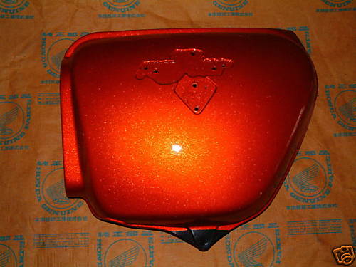 motorcycle color laque paint Flake Sunrise Orange R2CF Honda CB 750 ...