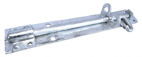 10" Brenton Slip Bolt & Fitting BZP Heavy Duty Sliding Latch Gate Shed ...