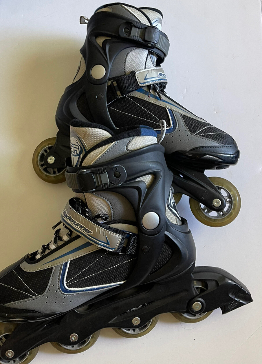 Rollerblades Bladerunner Pro 78 Inline Skates Mens Size 9 Black/Blue ...