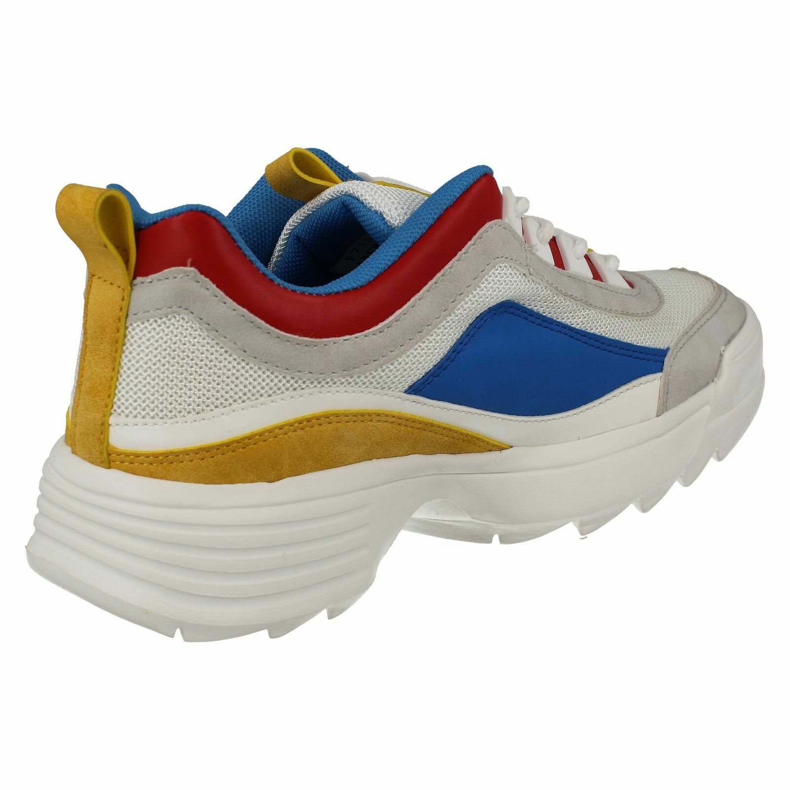 REFLEX LADIES LIGHTWEIGHT LACE UP CASUAL RETRO EVERYDAY TRAINERS SHOES ...