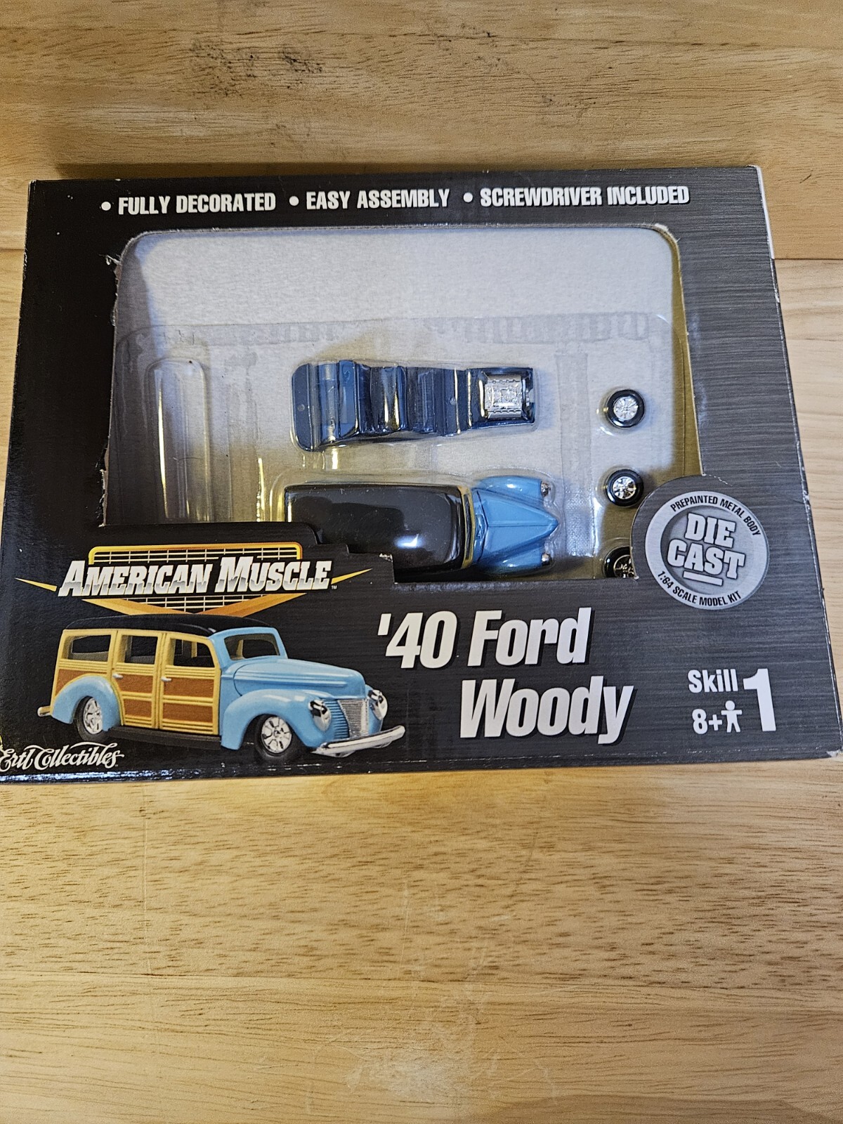 American Muscle '40 Ford Woody Model Kit Diecast 1:64 30298 New | eBay