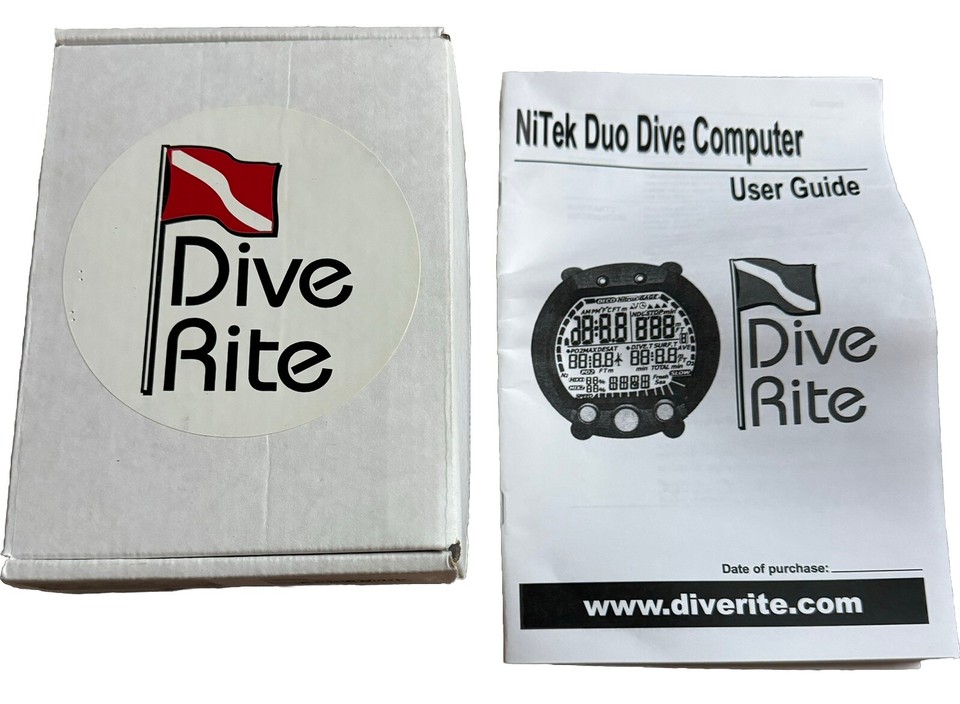 Dive Rite Nitek Duo Scuba Dive Computer With 3 Wrist Strap Options | eBay