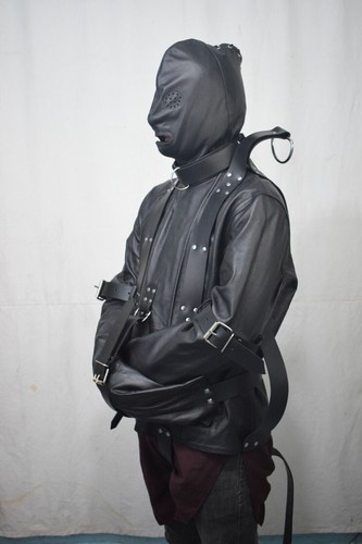 Genuine Leather Bondage Straitjacket BDSM Suspension Roleplay BDSM B ...
