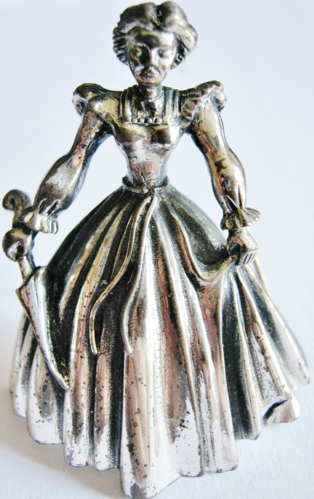 3 VINTAGE STERLING SILVER LADY PINS DANECRAFT SOUTHER… - Gem