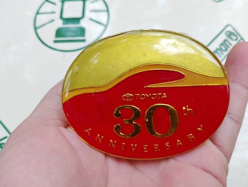 Toyota 30 year Annyversary Front Grille Emblem Logo Aftermarket | eBay