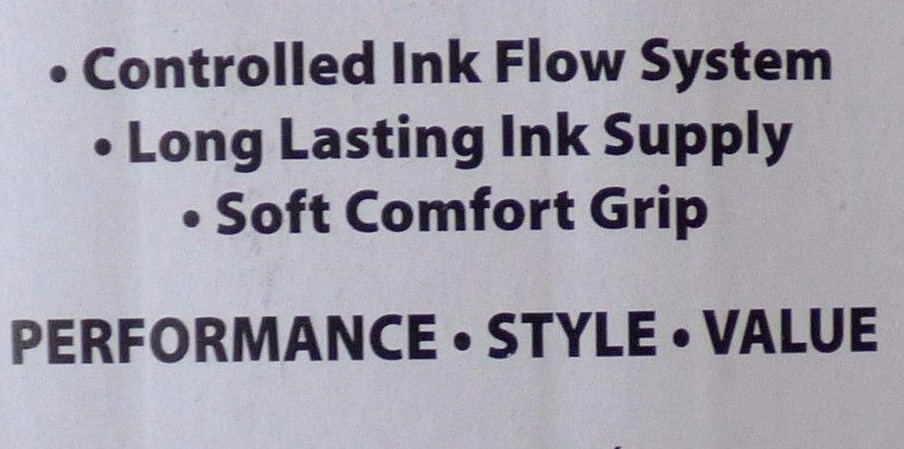 Inc R-2 Blast Comfort-Grip Roller Ball Pens 0.7mm, ~ 1 Blue Ink, 1 ...