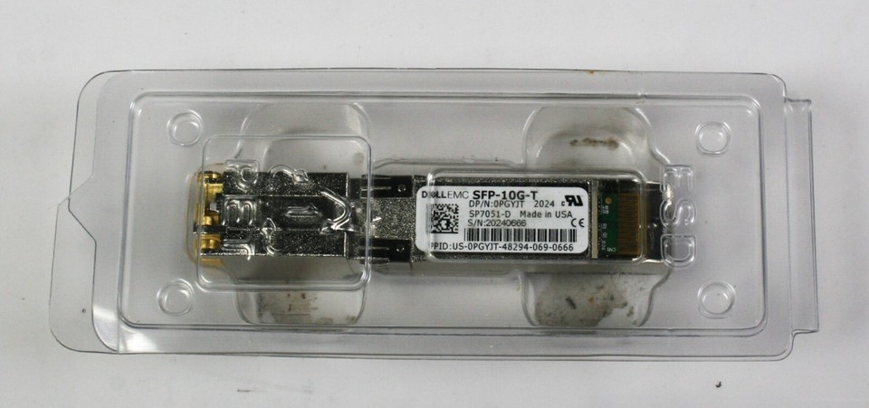 DELL SFP-10G-T 0PGYJT SP7051-D 10G 10GBASE-T RJ45 SFP+ GBIC Dell PGYJT ...