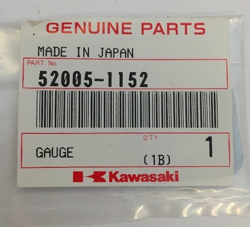 NOS Genuine Kawasaki Gauge Plate OEM Part # 52005-1152 - FREE SHIPPING ...