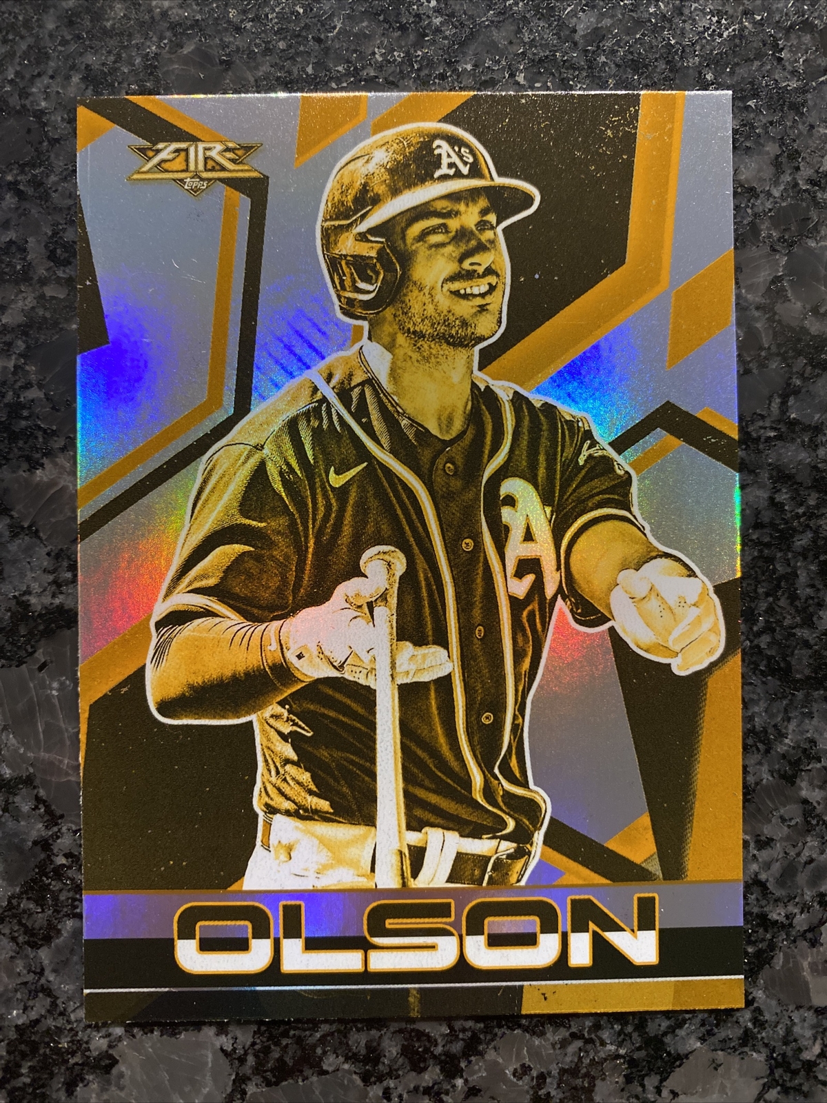 2021 Topps Fire Matt Olson Gold Minted Parallel #130 | eBay