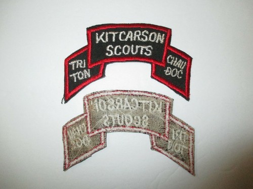 b6923 Vietnam US Army Kit Carson Scouts tab Tri Ton Chau Doc IR40B | eBay