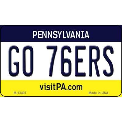 Go 76ers Novelty Metal Magnet M-13497 | eBay
