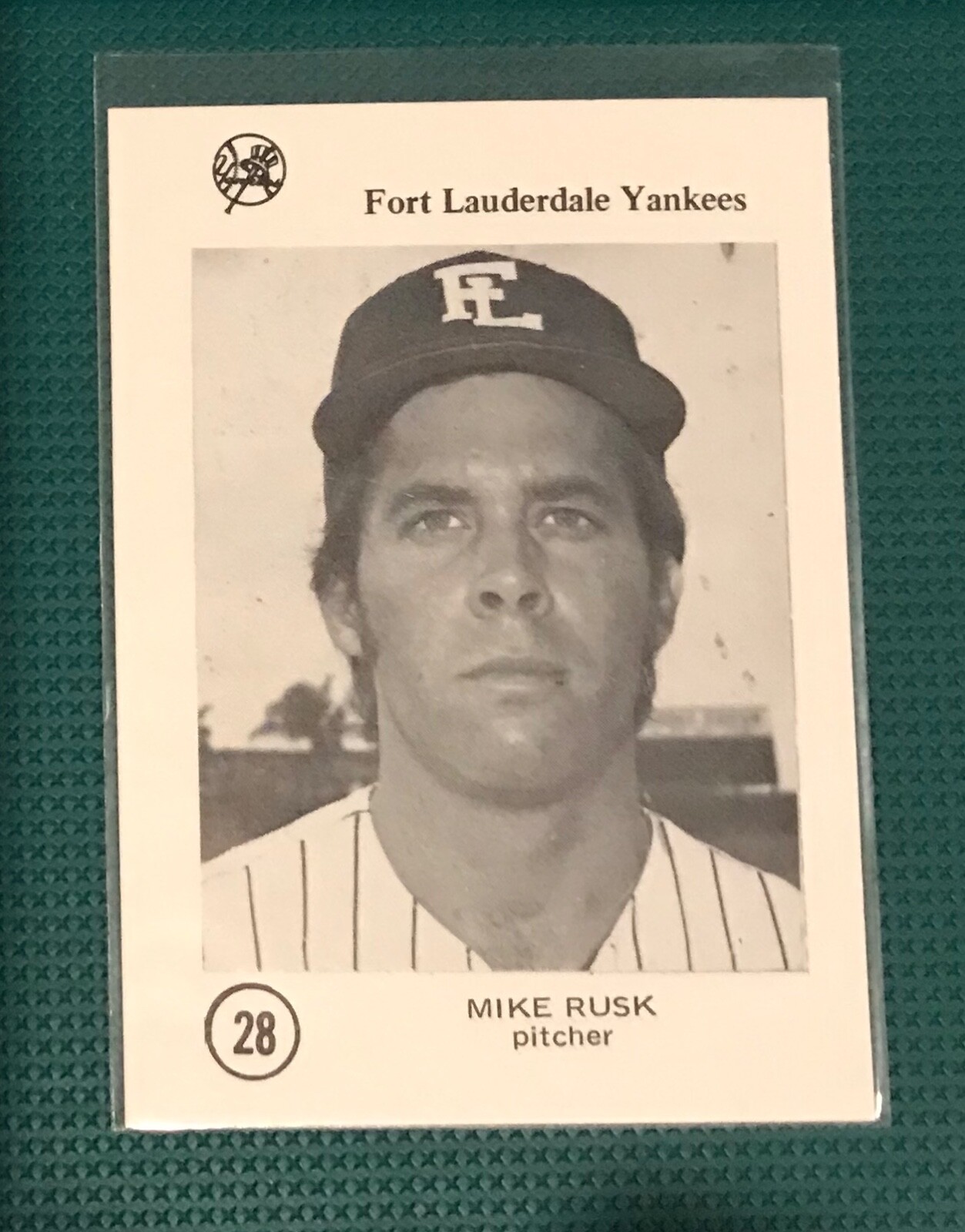 1975 TCMA Fort Lauderdale Yankees #28 MIKE RUSK | eBay