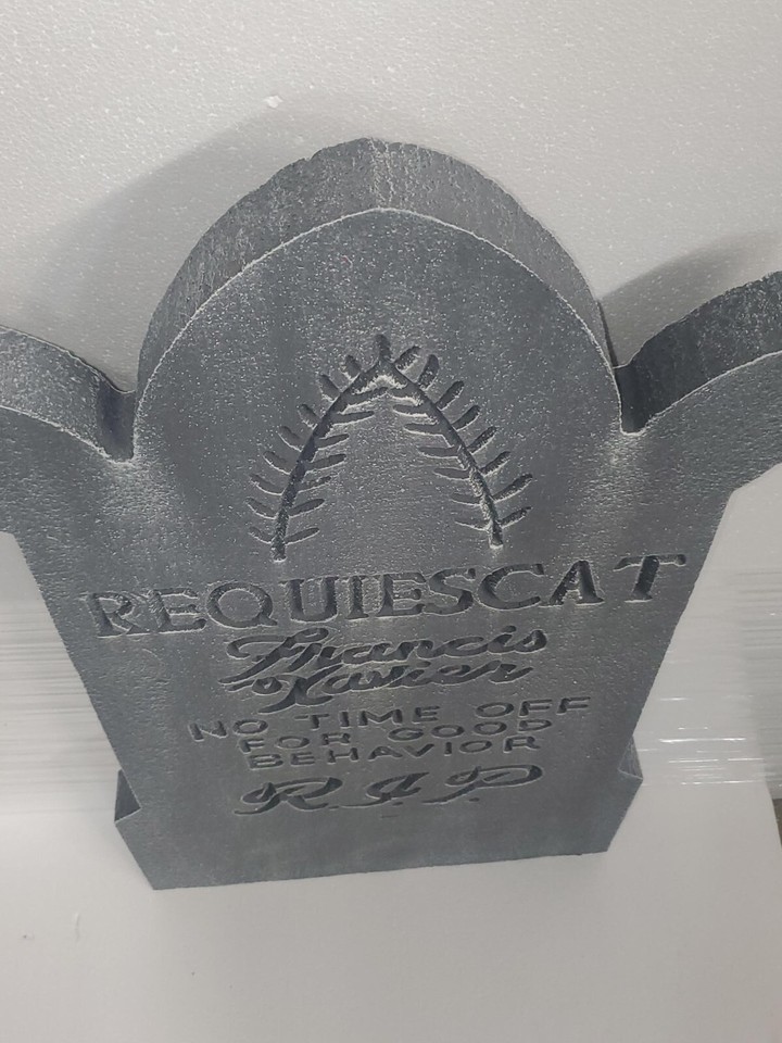 Custom Handmade Requiescat Haunted Mansion Replica Tombstone. | eBay