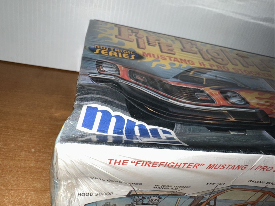 MPC Fire Fighter Mustang II Pro Stocker Vintage Model Car Kit #38407 ...