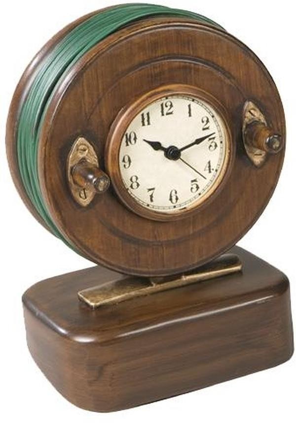 Vintage Lodge Fly Reel Quartz Clock for Fishing | eBay