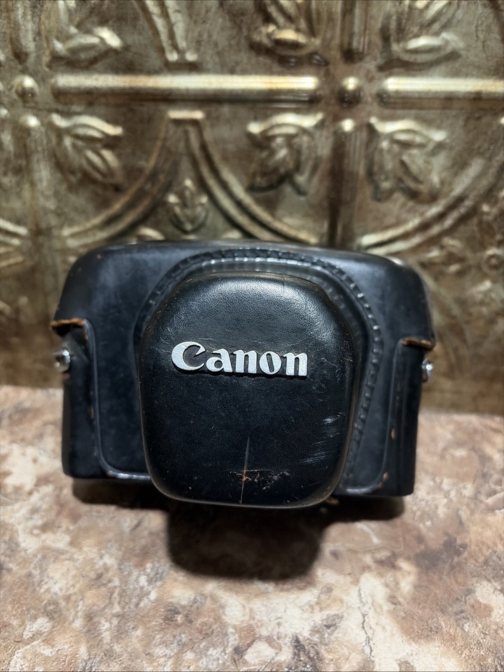 Canon TL QL 35mm Film Camera with FL 50mm f/1.8 Lens Vintage W/Case | eBay
