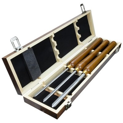 HSS Bowl Gouge Chisel Set for Wood Lathe Turning Tools, 3 Sizes, Wooden ...