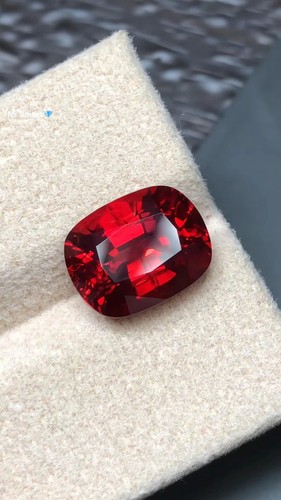 Natural Red Painite 7 Ct Treated Faceted Gem from Mogok, Highly Rare ...