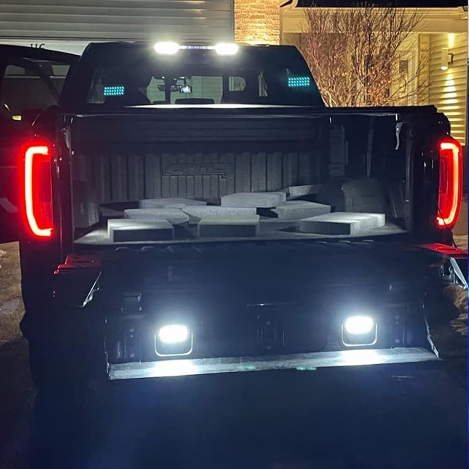 2x FOR 2019-2025 GMC Sierra Genuine GM MultiPro Tailgate Step Light ...