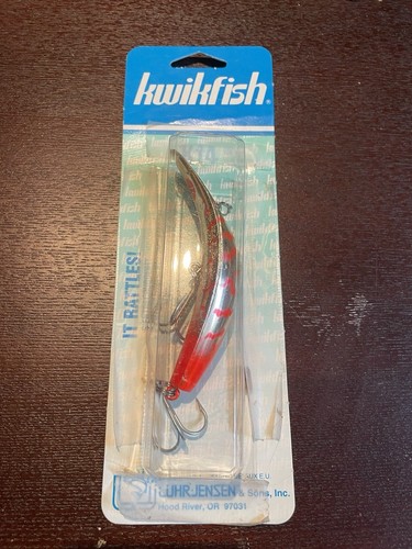 K14 🇺🇸Rare New Pre Rapala Luhr Jensen Kwikfish, “Gold Fire Hot Tail ...