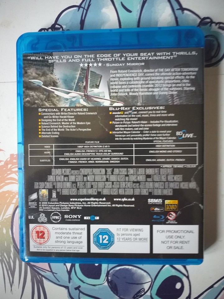 2012 BLU-RAY DISC | eBay UK
