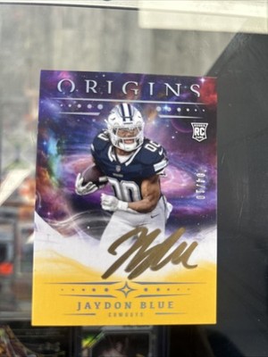 2025 Panini Origins FOTL Jaydon Blue GOLD Ink On Card Rookie Auto #04/ ...
