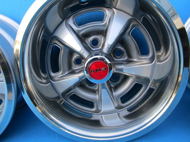 1967-77 Pontiac GTO, Firebird, Grand Prix 14 X 7 Rally II Wheel Set ...