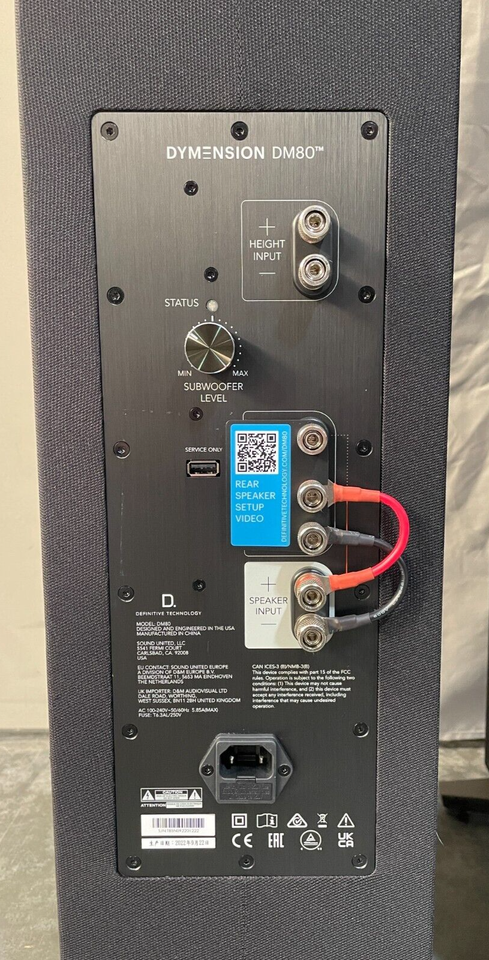 Definitive Technology Dymension DM80 Floor-standing Bipolar Tower ...