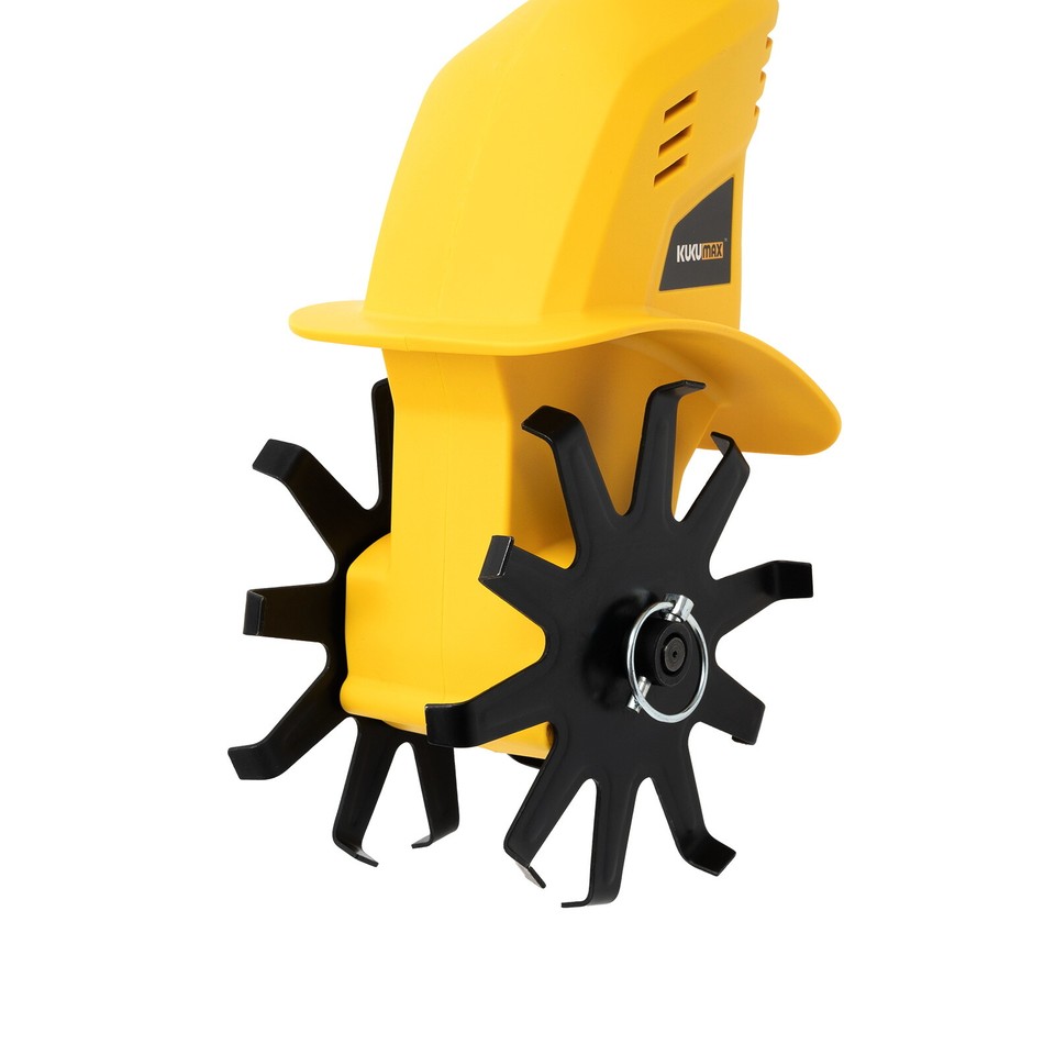 20V Cordless Garden Tiller, Electric Cultivator Rototiller Yard Lawn ...