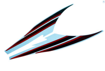 2020-2025 Corvette Stingray Fender Red Hash Marks in Carbon Metallic ...