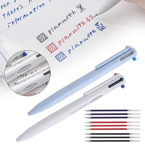 Pen Black/Red/Blue Ink 0.5mm Gel Pens 3 Colors Pen Neutral pen ...