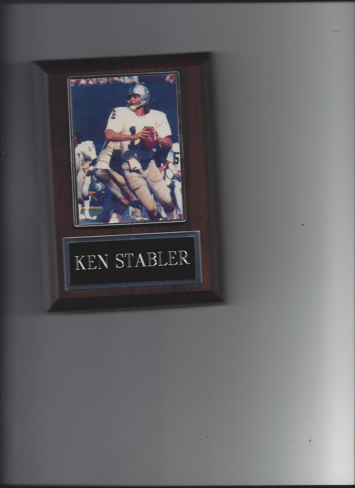 KEN STABLER PLAQUE OAKLAND RAIDERS LA FOOTBALL NFL | eBay