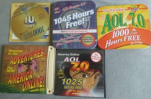 Rare Collectable AOL Containers 1 with disc | eBay