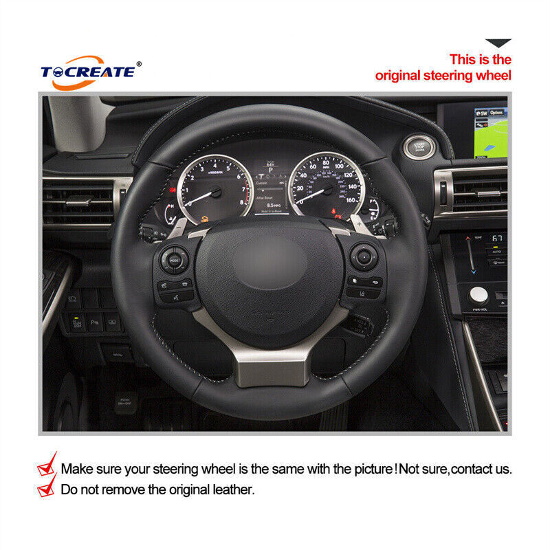 DIY Alcantara Steering Wheel Wrap Cover for Lexus IS200t IS250 IS300 # ...