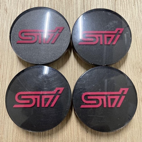 Subaru STI Genuine Wheel Center Caps 4pcs F/S | eBay