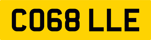 🤩 COLE 🤩 COLES COL COLEEN PRIVATE REGISTRATION CHERISHED NUMBER PLATE CO68 LLE | eBay