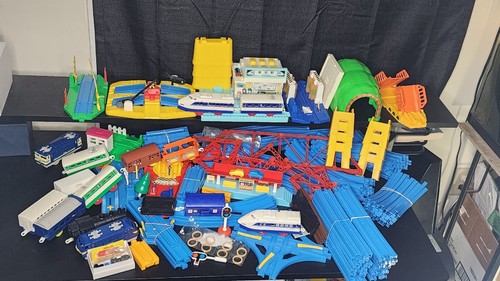 HUGE LOT VINTAGE TOMY TOMYVILLE Multi-Sets 1319 AUTO START & STOP Train ...