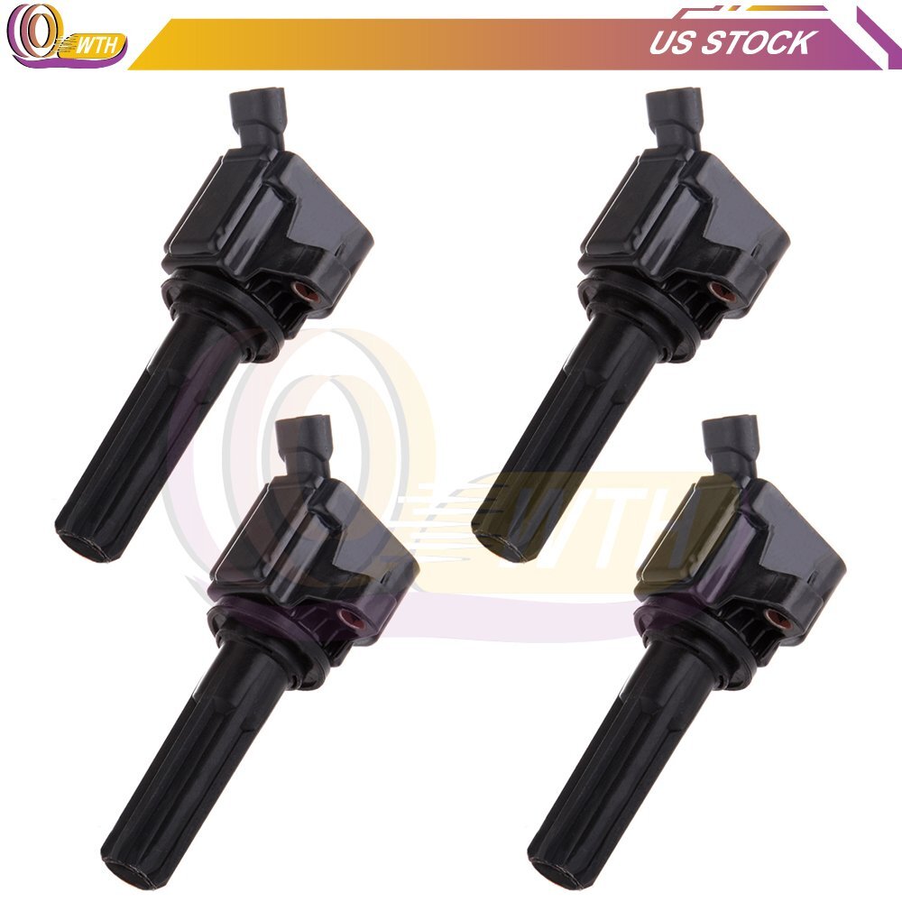 Set of 4 Ignition Coils UF497 Fit For 2006 2007 2008 2009 Chevy ...