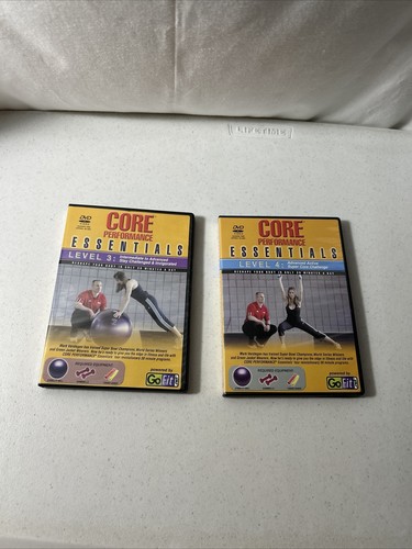 Core Performance Essentials Level 3 & 4 Powered By Go Fit DVD Lot Of 2 ...