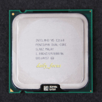 Intel Pentium Dual-Core E2160 SLA8Z 1.8 GHz HH80557PG0331M CPU LGA 775 ...