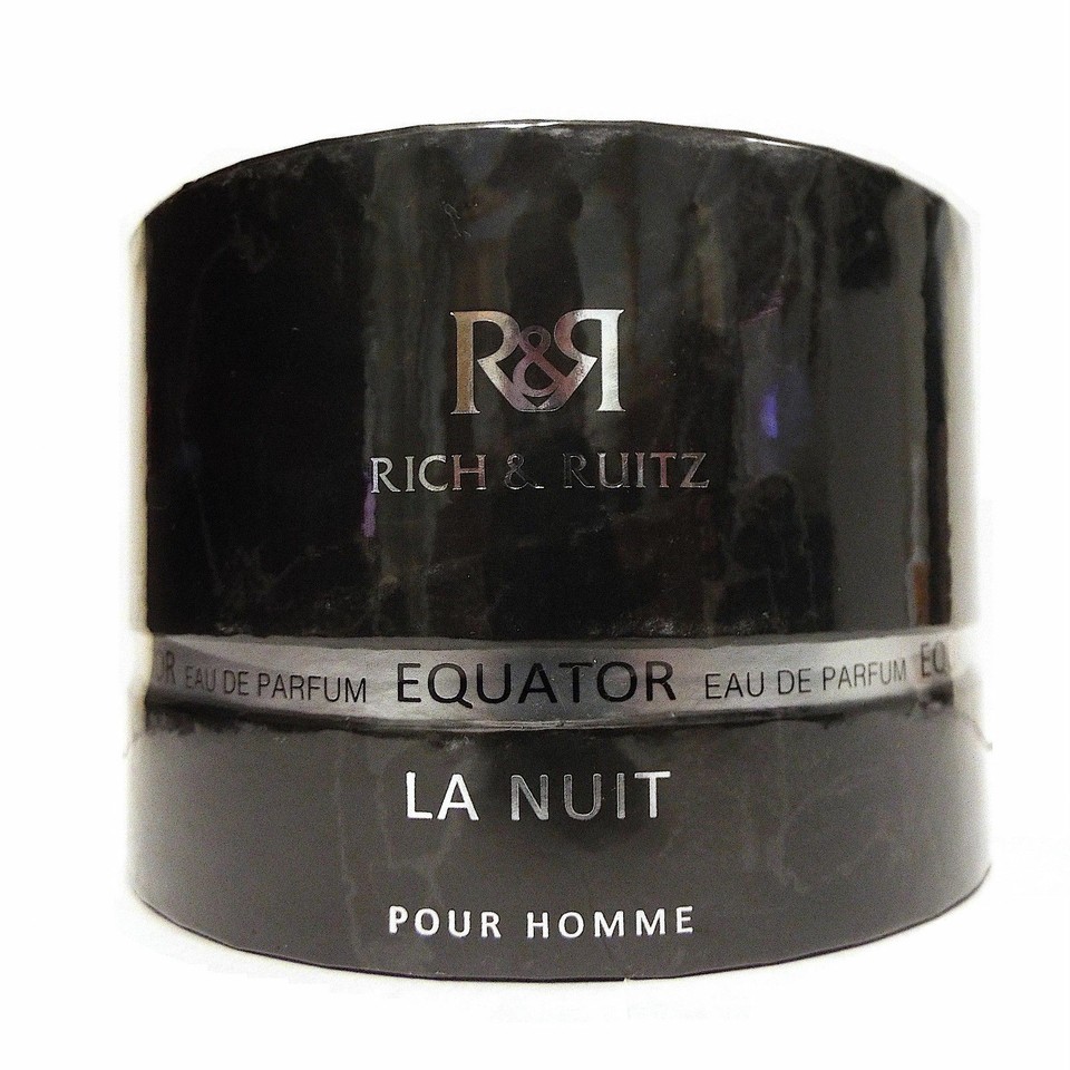 RICH & RUITZ EQUATOR LA NUIT POUR HOMME EAU DE PARFUM SPRAY FOR MEN 3. ...