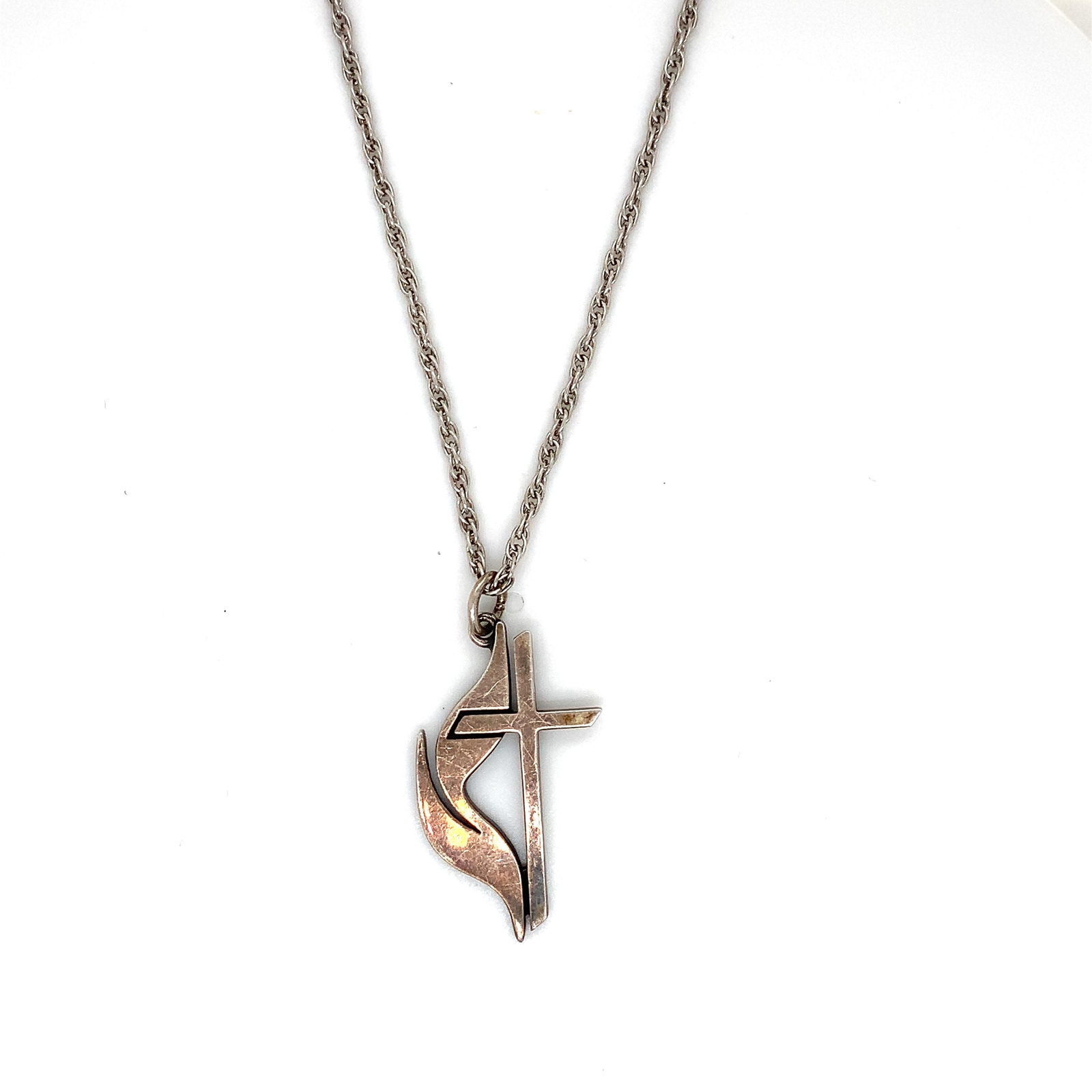 James Avery Methodist Cross 925 Sterling Silver Neckl… - Gem