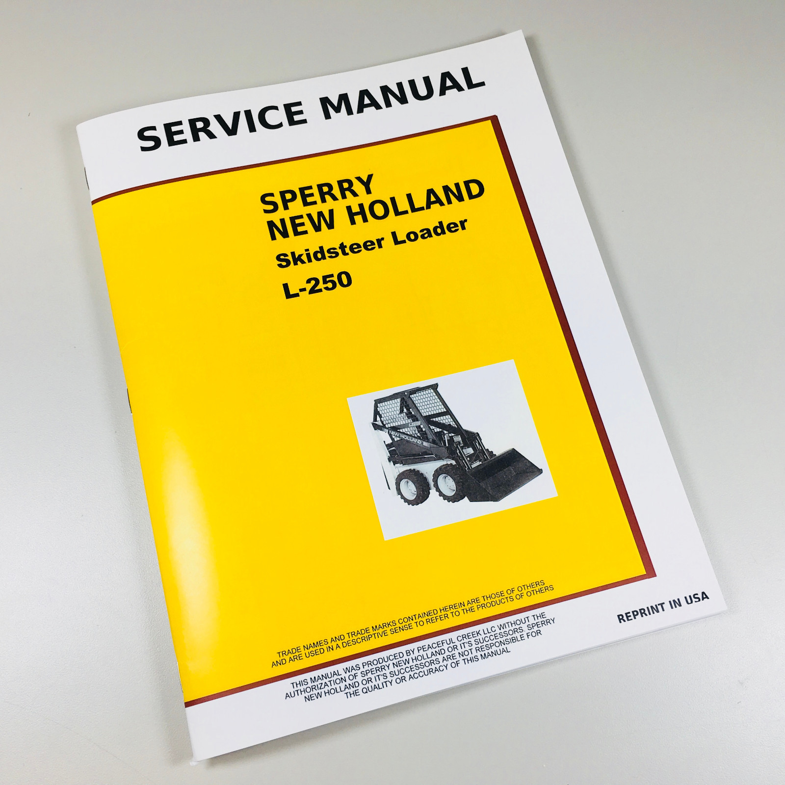 New Holland L250 Skid-Steer Loader Service Repair Shop Manual Technical ...