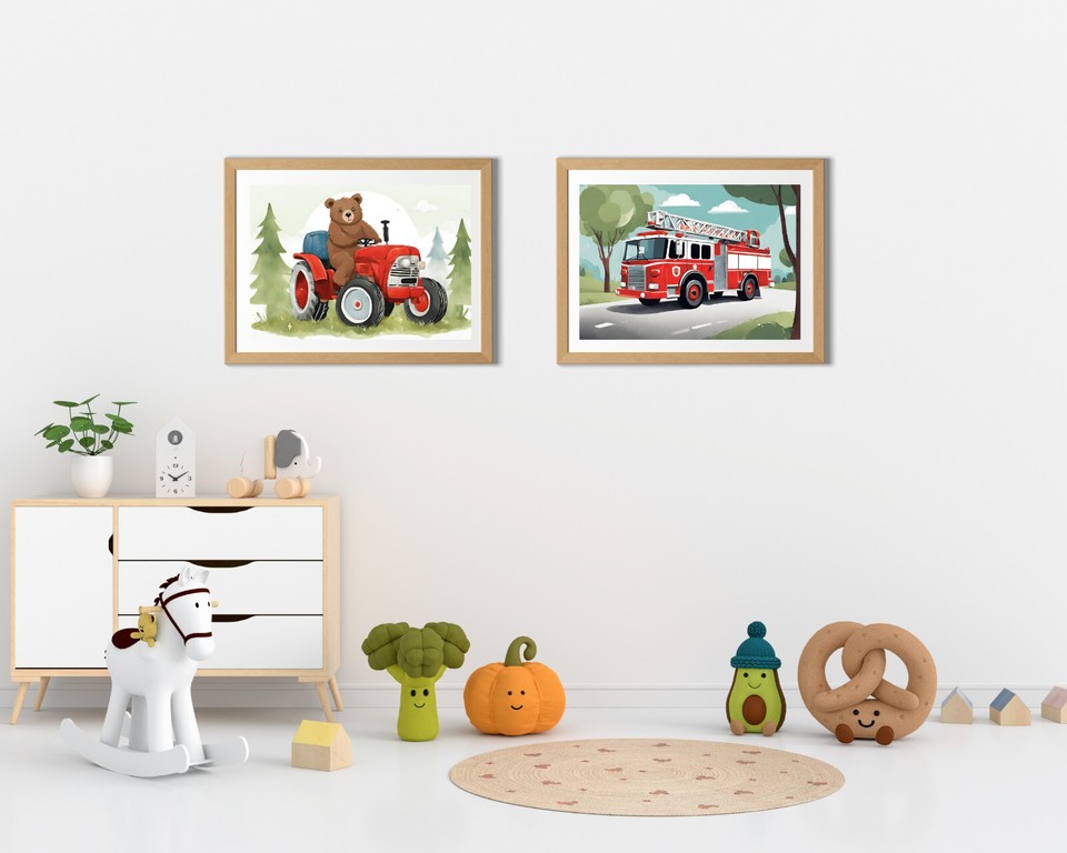 Digital Set of 14 Kids posters, Kids room prints | JPG 300 DPI ...
