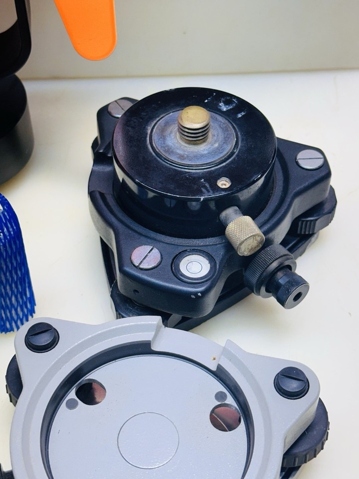 Lot Of Seco Survey Prism, Tribrach, Carrying Cases, Assorted Surveying ...