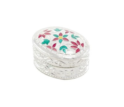 12g Pure Silver Sindoor Dani Sacred Pooja Gift For Married Women & Home ...